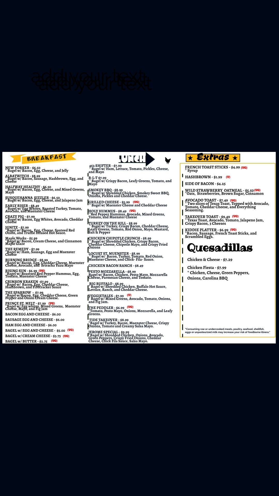 FOOD & DRINKS – My Store